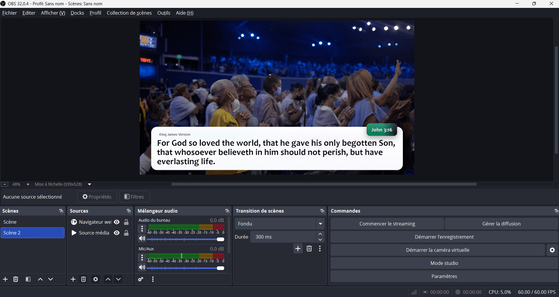 AVBI Worship — Projection & Streaming Overlays for Churches