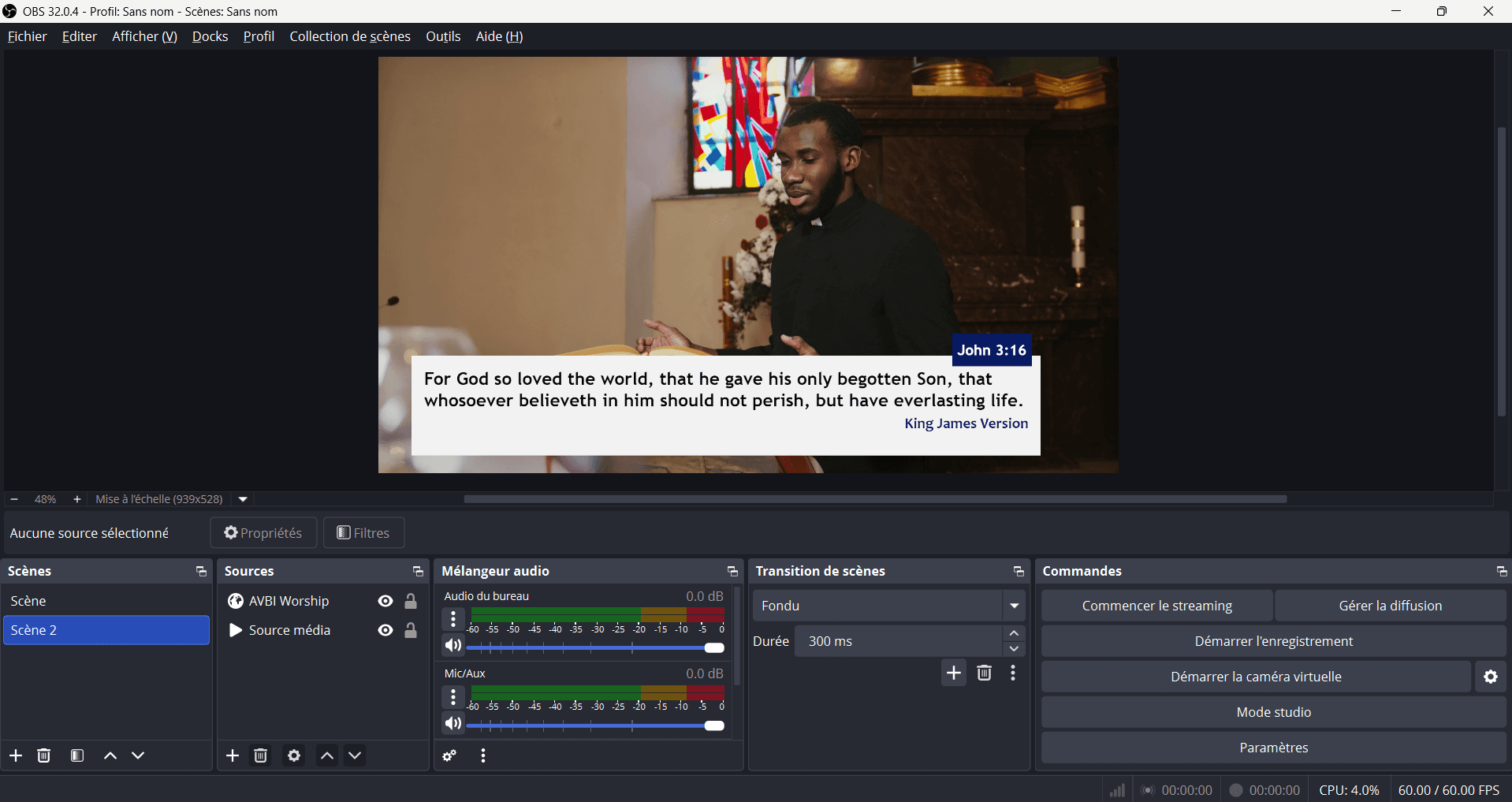 AVBI Worship — Projection & Streaming Overlays for Churches