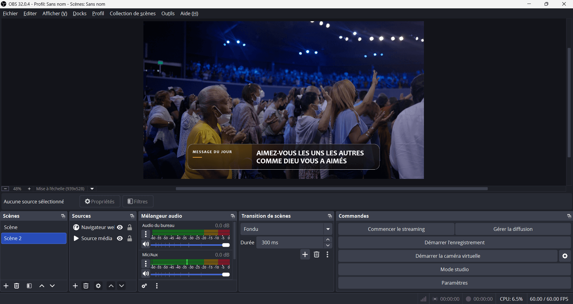 AVBI Worship — Projection & Streaming Overlays for Churches